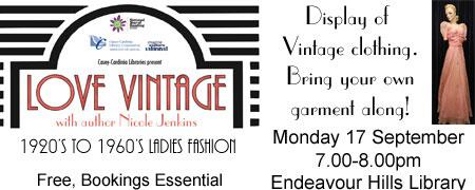 Talk on ladies fashions ’20s to the ’60s – Endeavour Hills library ...